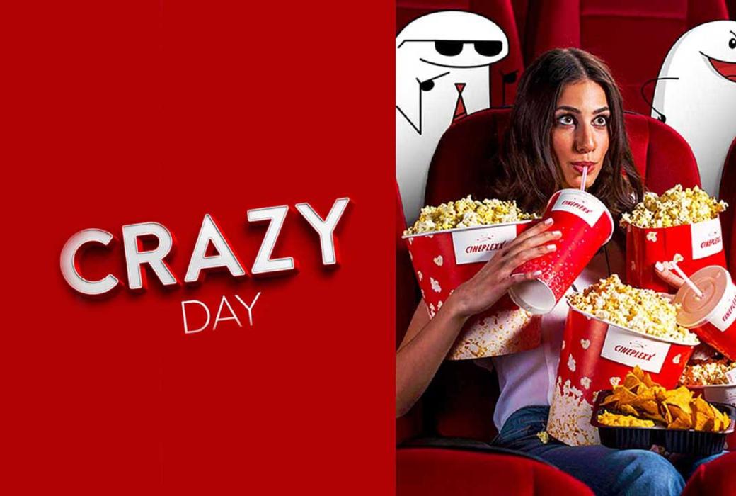 CRAZY DAY la Cineplexx – ziua cu filme la prețuri...